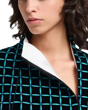 Emporio Armani Embroidered Velvet Jacket