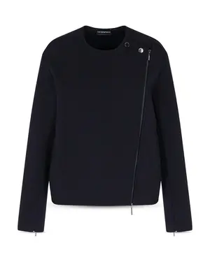 Emporio Armani Wool Double Knit Jacket