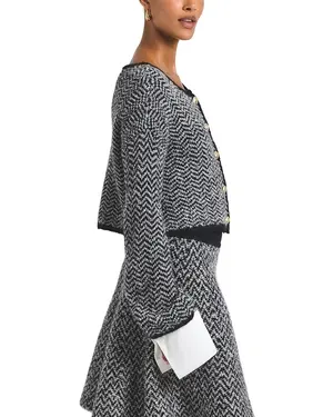 Derek Lam 10 Crosby Sabine Herringbone Cardigan
