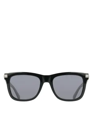 FERRAGAMO Solid Square Sunglasses - Black