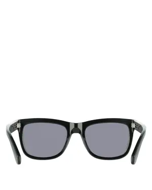 FERRAGAMO Solid Square Sunglasses - Black