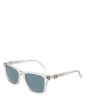 FERRAGAMO Solid Rectangular Sunglasses - Transparent