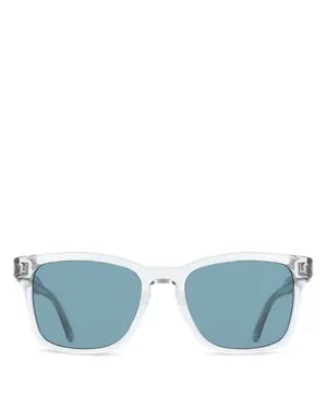 FERRAGAMO Solid Rectangular Sunglasses - Transparent