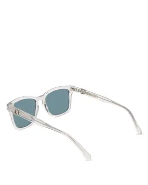 FERRAGAMO Solid Rectangular Sunglasses - Transparent