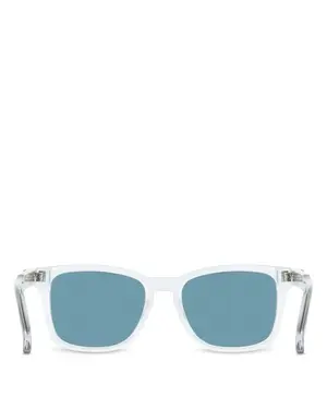 FERRAGAMO Solid Rectangular Sunglasses - Transparent