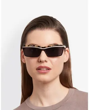 Missoni Solid Rectangular Sunglasses