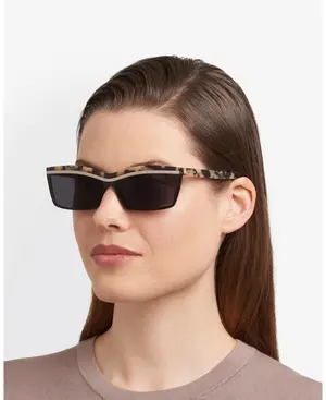 Missoni Solid Rectangular Sunglasses