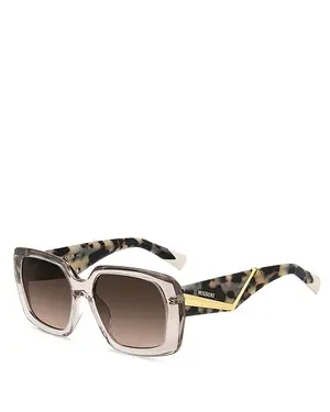 Missoni Gradient Rectangular Sunglasses - Champagne