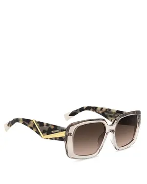 Missoni Gradient Rectangular Sunglasses - Champagne