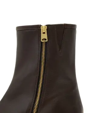 ALLSAINTS Avril Leather Boots - Brown