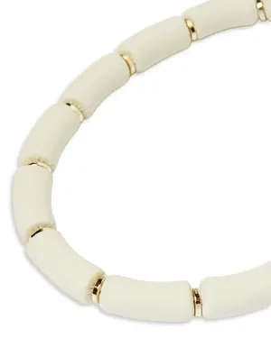 Max Mara Brianza Leather Choker Necklace