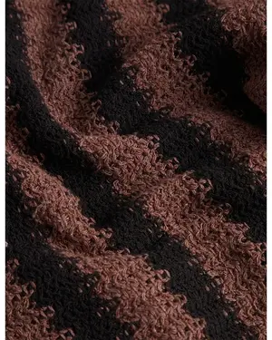 Ted Baker London Monier Textured Stripe Relaxed Crochet Shirt