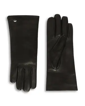 Max Mara Leather Gloves - Black