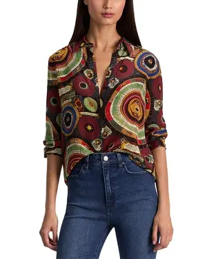 Women's Silk Jeans Shirts