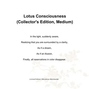LIULI Lotus Consciousness Medium Crystal Sculpture