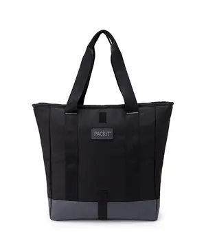 PACKIT Freezable Carry Tote - Black/gray