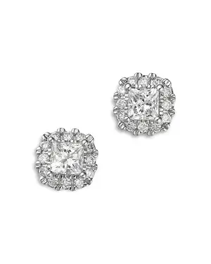 White Diamond Earrings