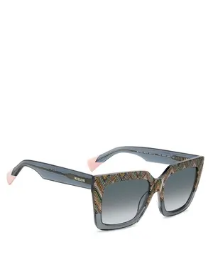 Missoni Gradient Rectangular Sunglasses