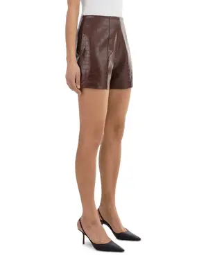 LAMARQUE Faux Leather Shorts