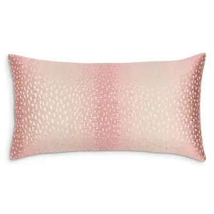 SKY Antelope Embroidered Decorative Pillow, 14 X 26 - Blush