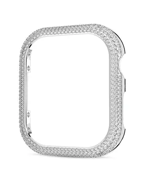 SWAROVSKI Sparkling Case For Apple Watch Series 7 - Silver