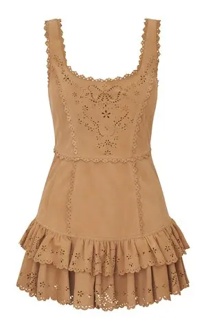 Tan Leather Dresses