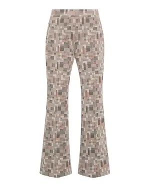 Rosetta Getty Pull-on Cropped Flare Pants