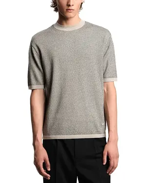 Emporio Armani Virgin Wool Short Sleeve Sweater