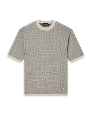 Emporio Armani Virgin Wool Short Sleeve Sweater