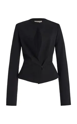 COLLEEN ALLEN Keyhole Wool Jacket