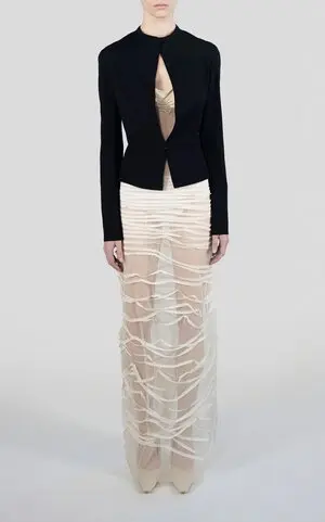 COLLEEN ALLEN Keyhole Wool Jacket