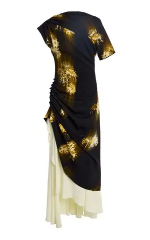 Proenza Schouler Antonella Ed Crepe Maxi Dress Print