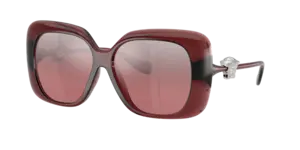 Versace Sunglasses Pink Mirror Silver Gradient