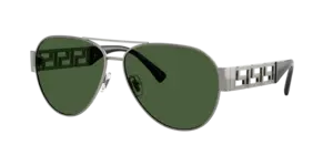 Versace Aviator Sunglasses - Dark Green