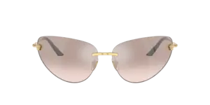 Versace Ve2281 Sunglasses - Light Brown Mirror Silver