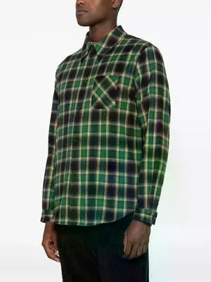 INDIVIDUAL SENTIMENTS Plaid Long-sleeved Shirt