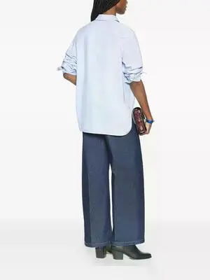 Maison Kitsuné Lady Fox Embroidered Shirt
