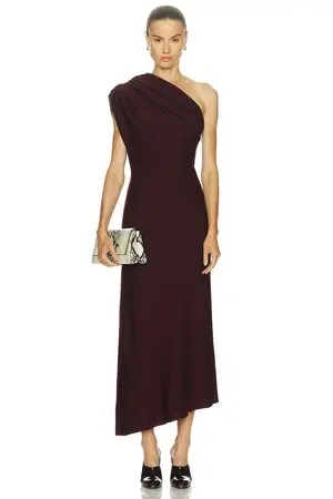 Khaite Coast One-shoulder Dress