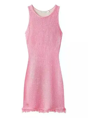 ASTA RESORT Natalia Fringed Mini Dress - Pink