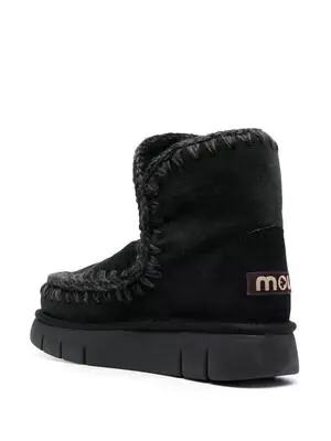 Mou Suede Boots - Black