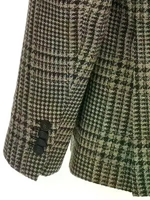 Tagliatore Houndstooth Blazer - Brown