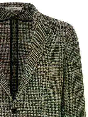 Tagliatore Houndstooth Blazer - Brown