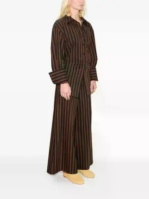 SIMONMILLER Toni Striped Poplin Trousers