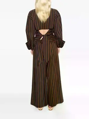 SIMONMILLER Toni Striped Poplin Trousers