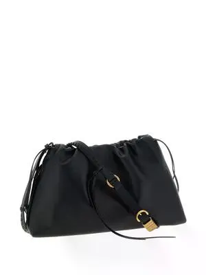 Pinko Maxi Drawstring Logo Clutch Bag