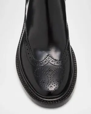 Saint Laurent Vincent Leather Chelsea Boots - Noir
