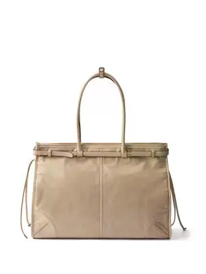 Prada Extra Large Bonnie Tote Bag - Neutrals