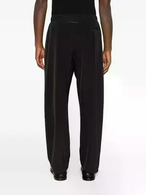MAISON MARGIELA Logo-embroidered Trousers