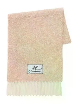 Marni Bouclé Alpaca-blend Scarf Brown