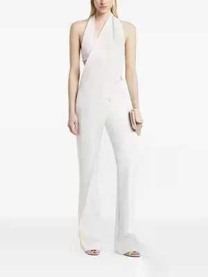 COURREGES Halter-neck Overlapped Jumpsuit